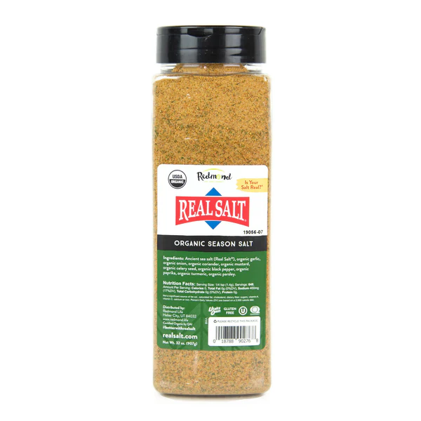 Real Salt Seasoned Salt 32 oz – Sage and Plow